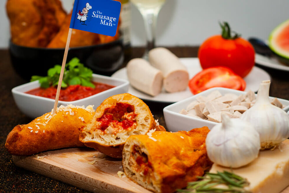 Bratwurst Mini Calzone – The recipe – The Sausage Man